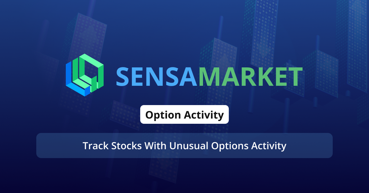 Unusual Options Flow & Real-Time Cashflow - SensaMarket